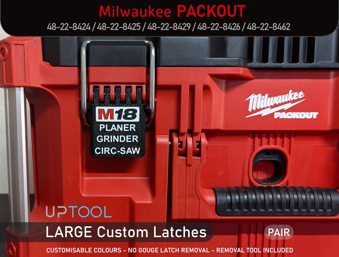 Milwaukee Packout Latches LARGE - Personalized for 48-22-8424 / 48-22 ...