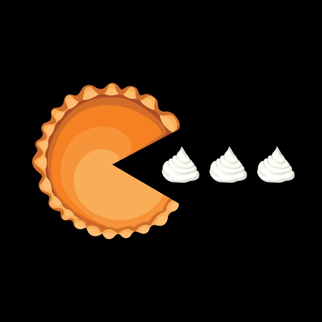 Pacman Pie Thanksgiving PNG Design Pac-man & Ghosts Inky, Blinky, Pinky ...