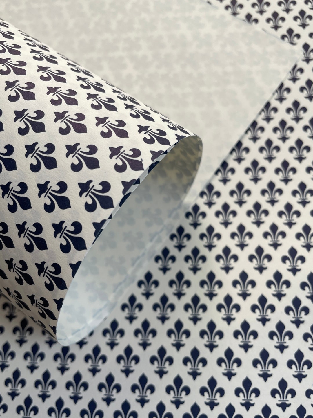 Fleur D'lys Paper | 9x12 | Qty 4 - Etsy Australia