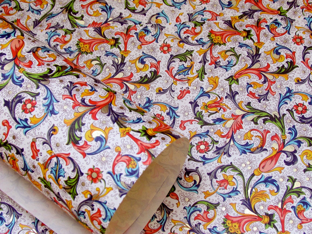 4 Sheets | Florentine Paper #1 | 9x12 - Etsy