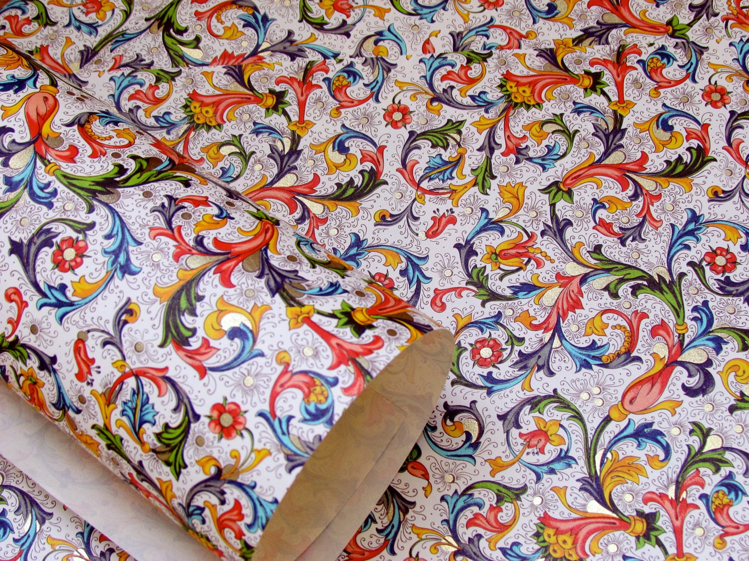 4 Sheets | Florentine Paper #1 | 9x12 - Etsy