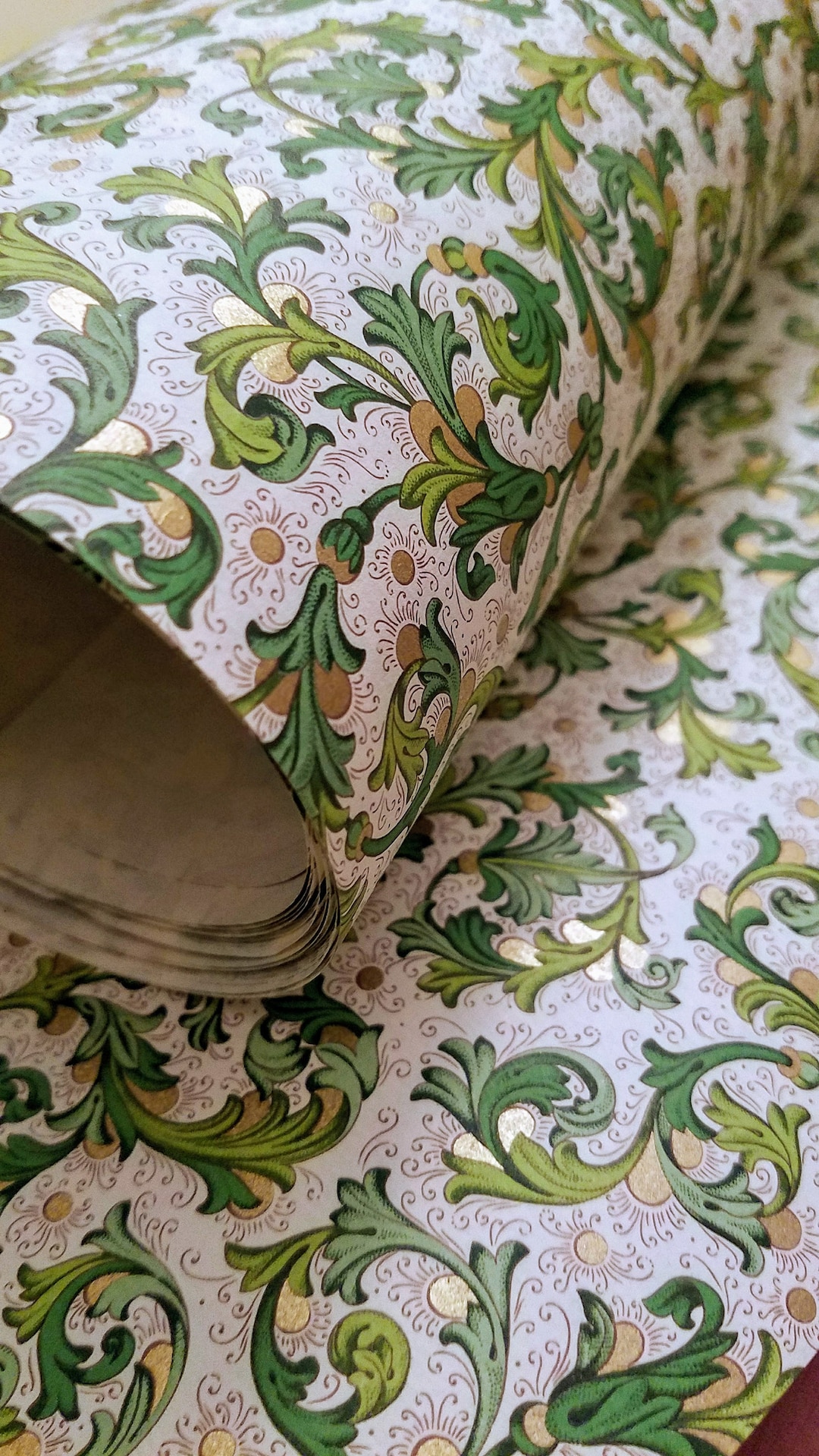 4 Sheets | Green Florentine Paper | 9x12 Inches - Etsy