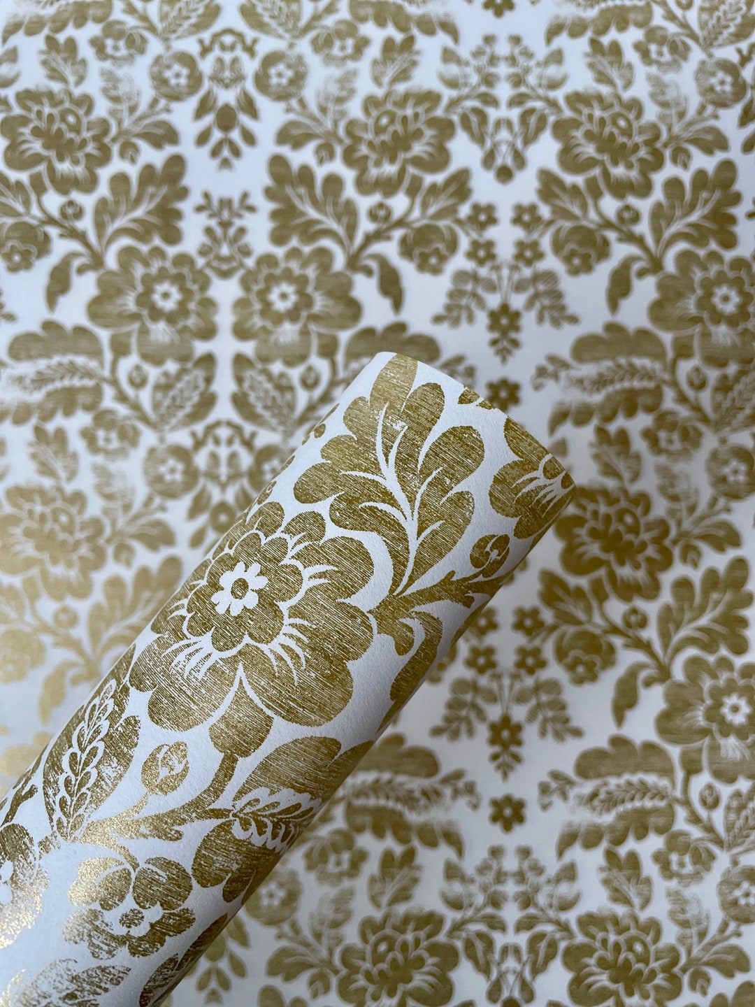 4 Sheets | Gold Brocade Flowers | 9x12 - Etsy