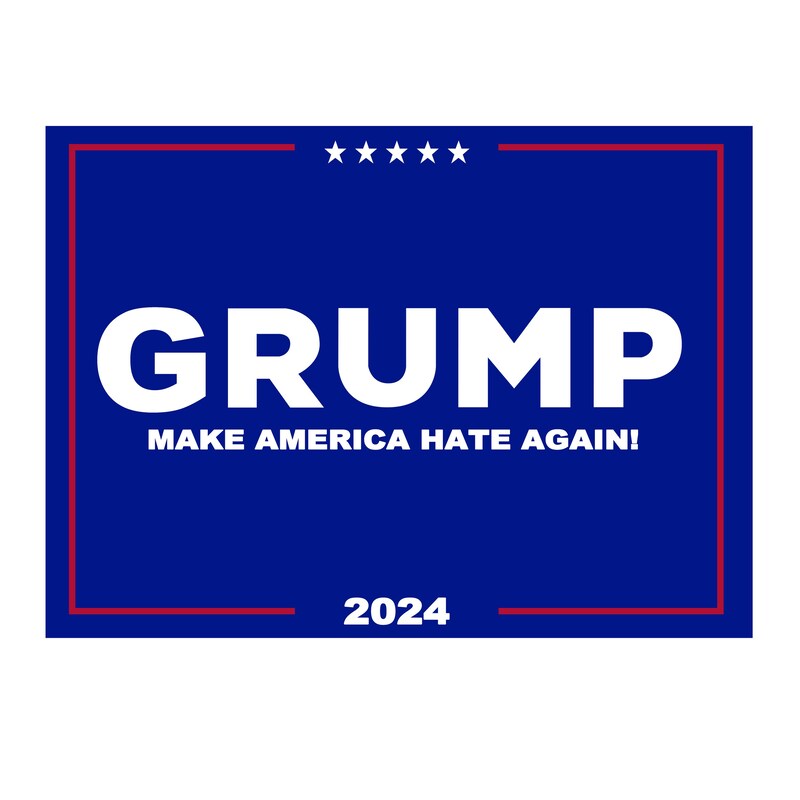 Weird Trump Sign - Etsy