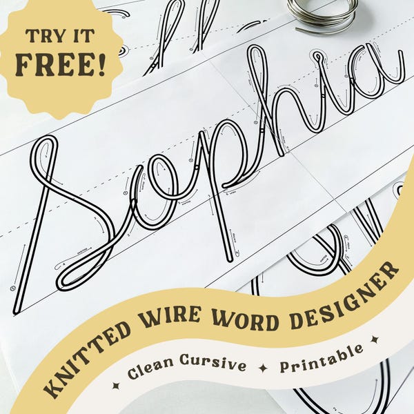 Wire Art Template - Etsy