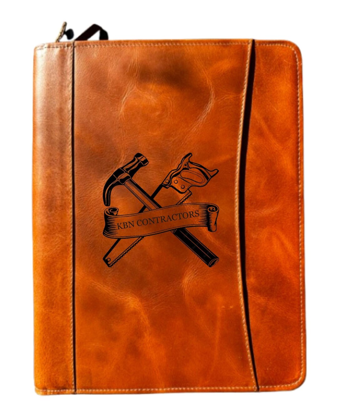 Personalized Portfolio Premium Leather, Christmas Gift for a Contractor ...