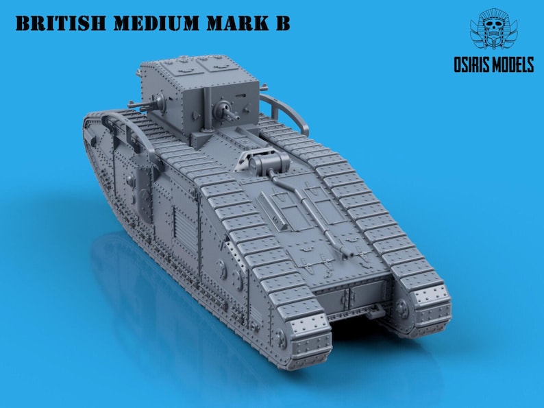 British WWI Medium Mark B- Multiple Scales - Made to Order - Check Lead ...