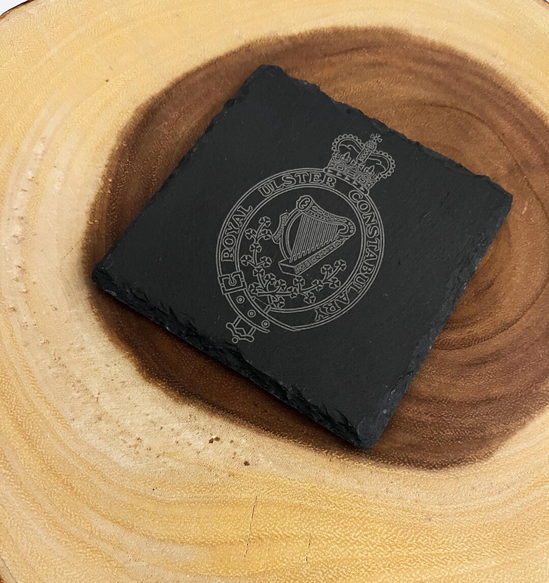 Royal Ulster Constabulary (RUC) Etched Slate Coaster - Etsy
