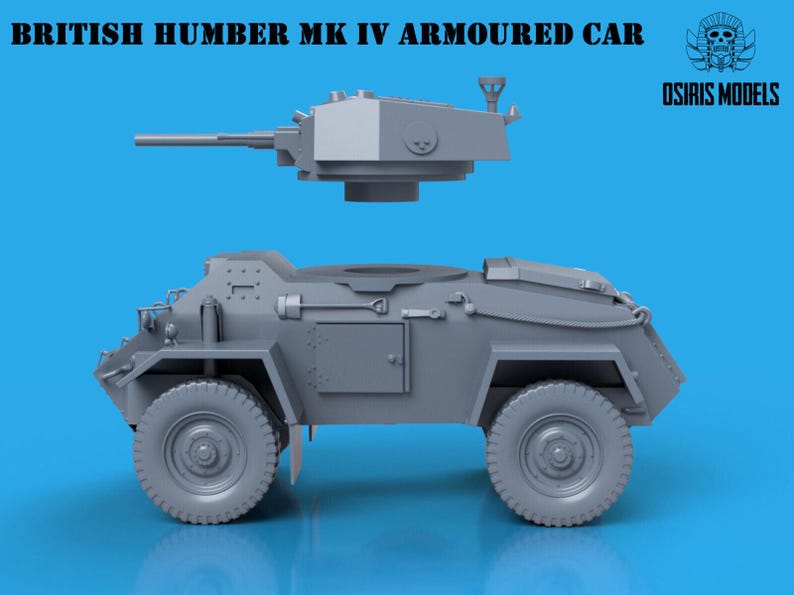 WWII British Humber MK IV Armoured Car - Without Stowage - Check Lead ...