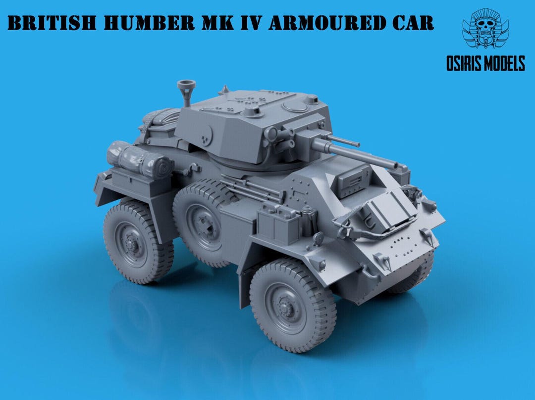 WWII British Humber MK IV Armoured Car With Stowage Check Lead Times - Etsy