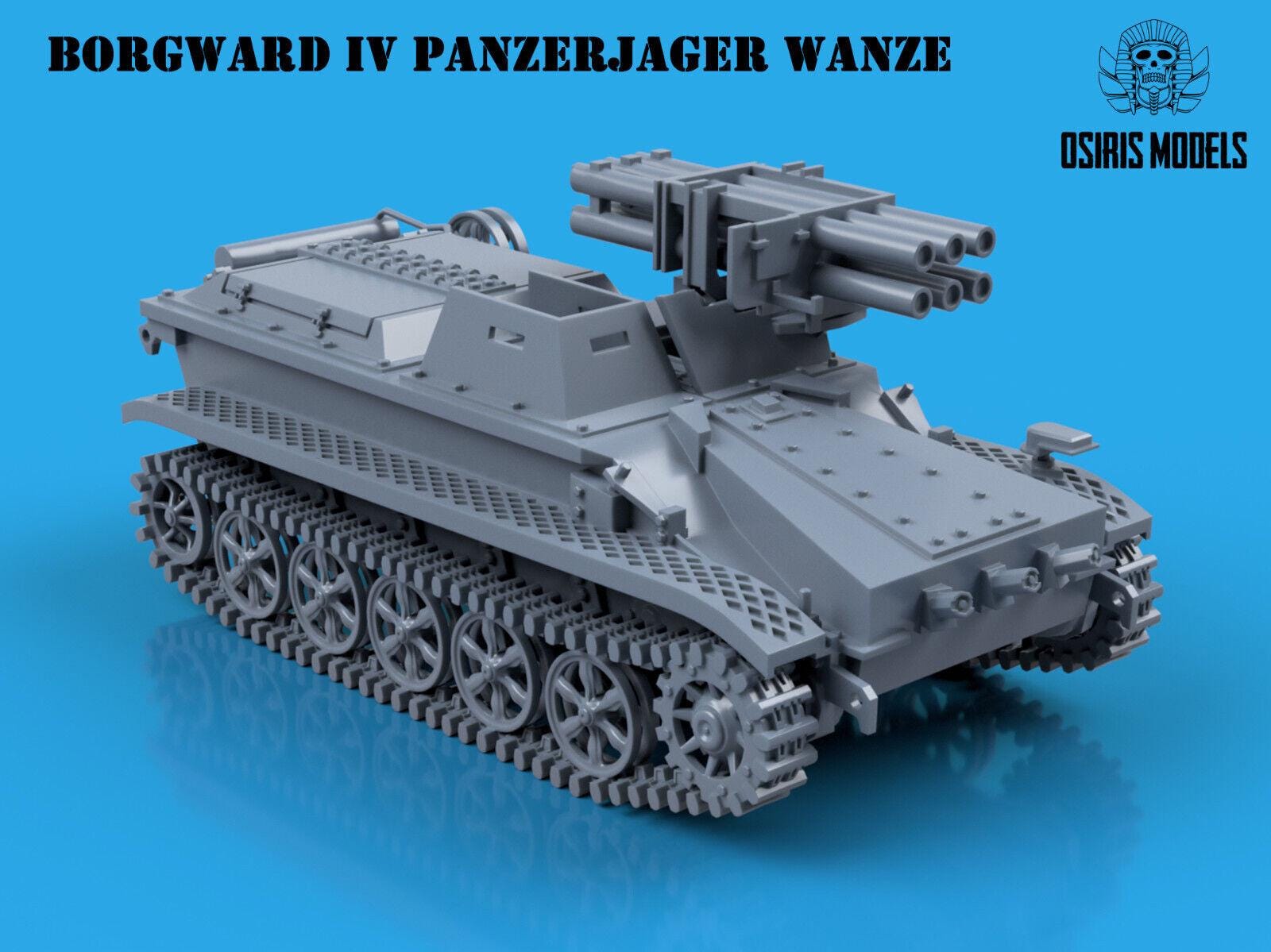 German WWII Borgward IV Panzerjager Wanze - Made to Order - Check Lead ...