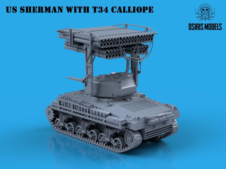 US Sherman Tank With T34 Calliope Made to Order Check Lead Times - Etsy