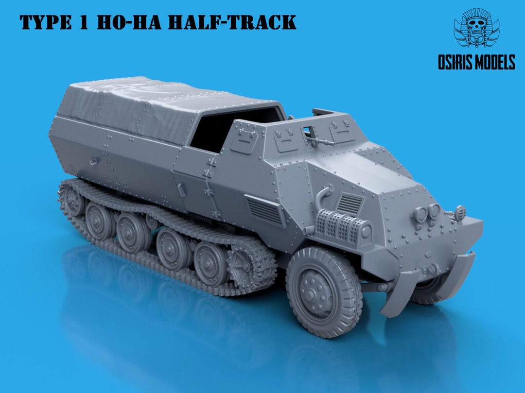 Japanischer Typ 1 Ho-Ha Half-Track Anhänger auf Bestellung bitte ...