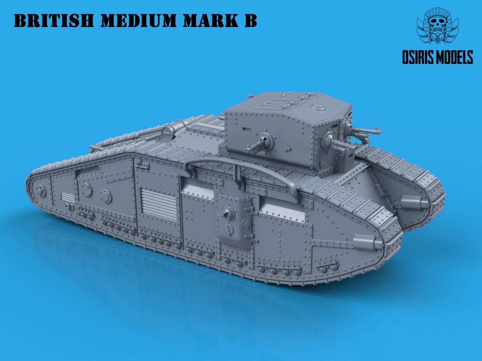 British WWI Medium Mark B- Multiple Scales - Made to Order - Check Lead ...