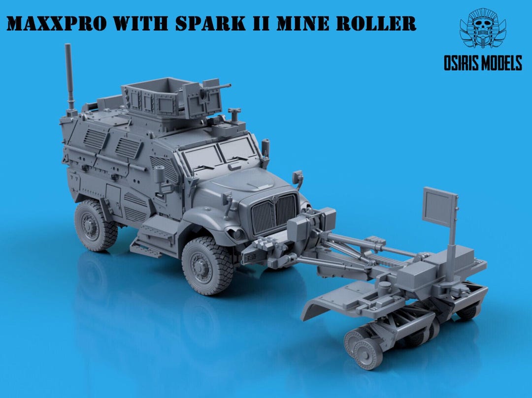 International Maxxpro MRAP W/spark II Mine Roller - Check Lead Times - Etsy
