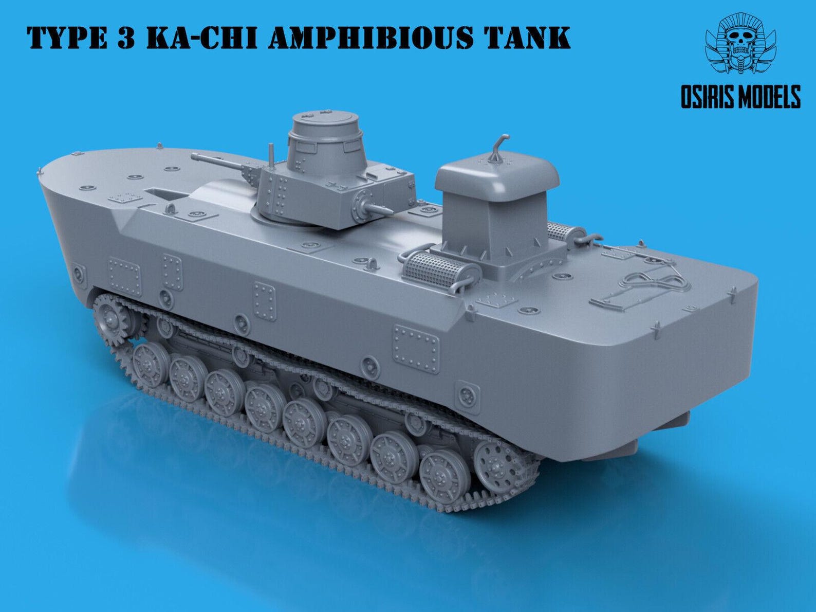Japanese WWII Type 3 Ka-chi Amphibious Tank - Made to Order - Check ...