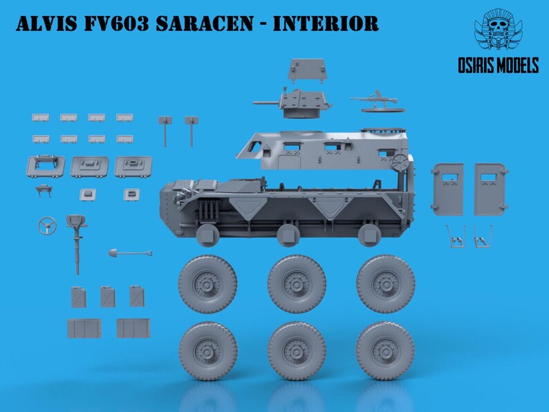 Alvis FV603 Saracen Model (with Interior) - Made to Order - Check Lead ...