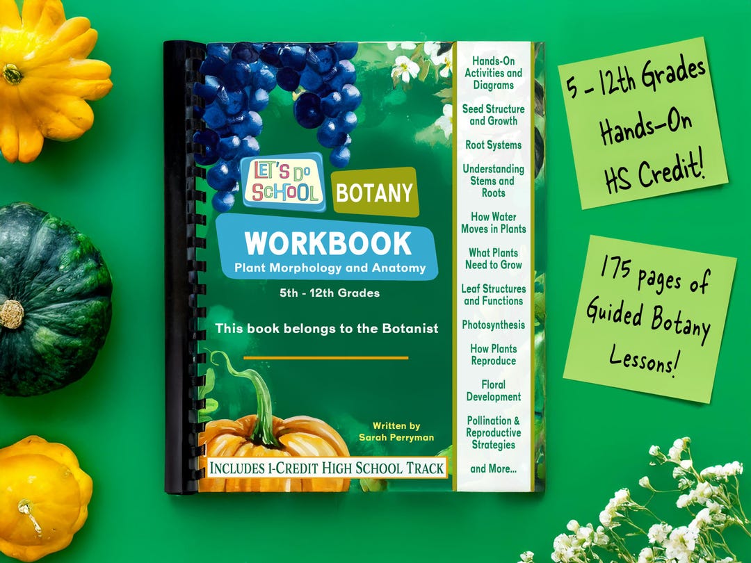 Botany: All-in-one Plant Science, Grades 5-12 - Etsy