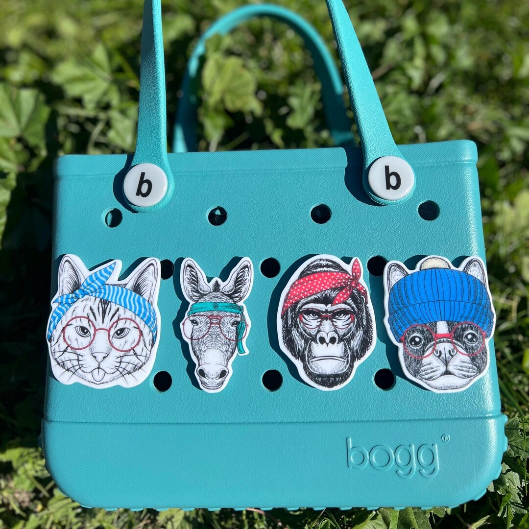 Hipster Animal Bogg Bag Charm Accessories - Etsy