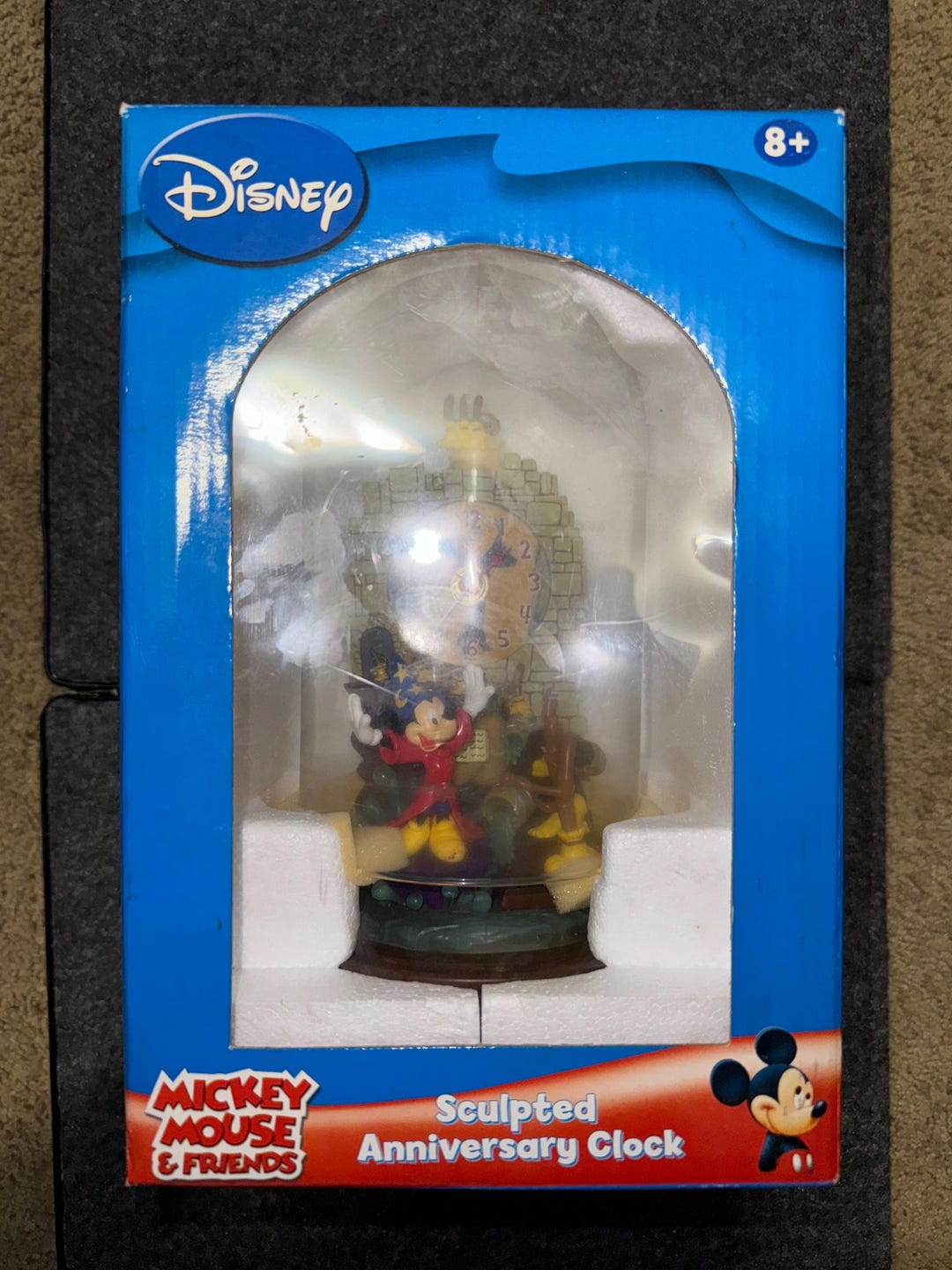 Disney Fantasia Domed Anniversary Clock With Scuplted Fantasia Scene ...