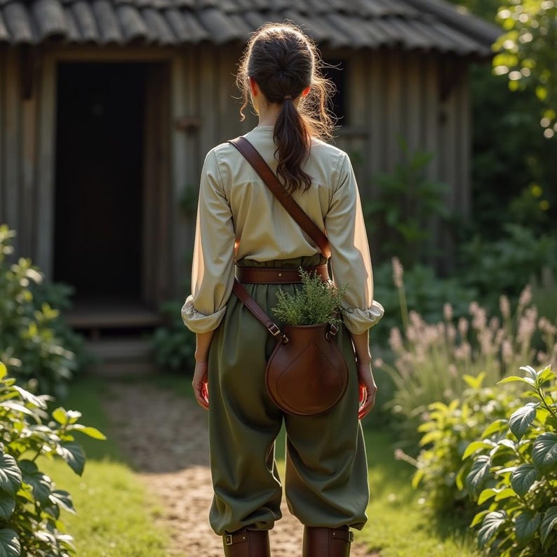 Rustic Peasant Dress Renaissance Outfit | Medieval Cottagecore Dress ...