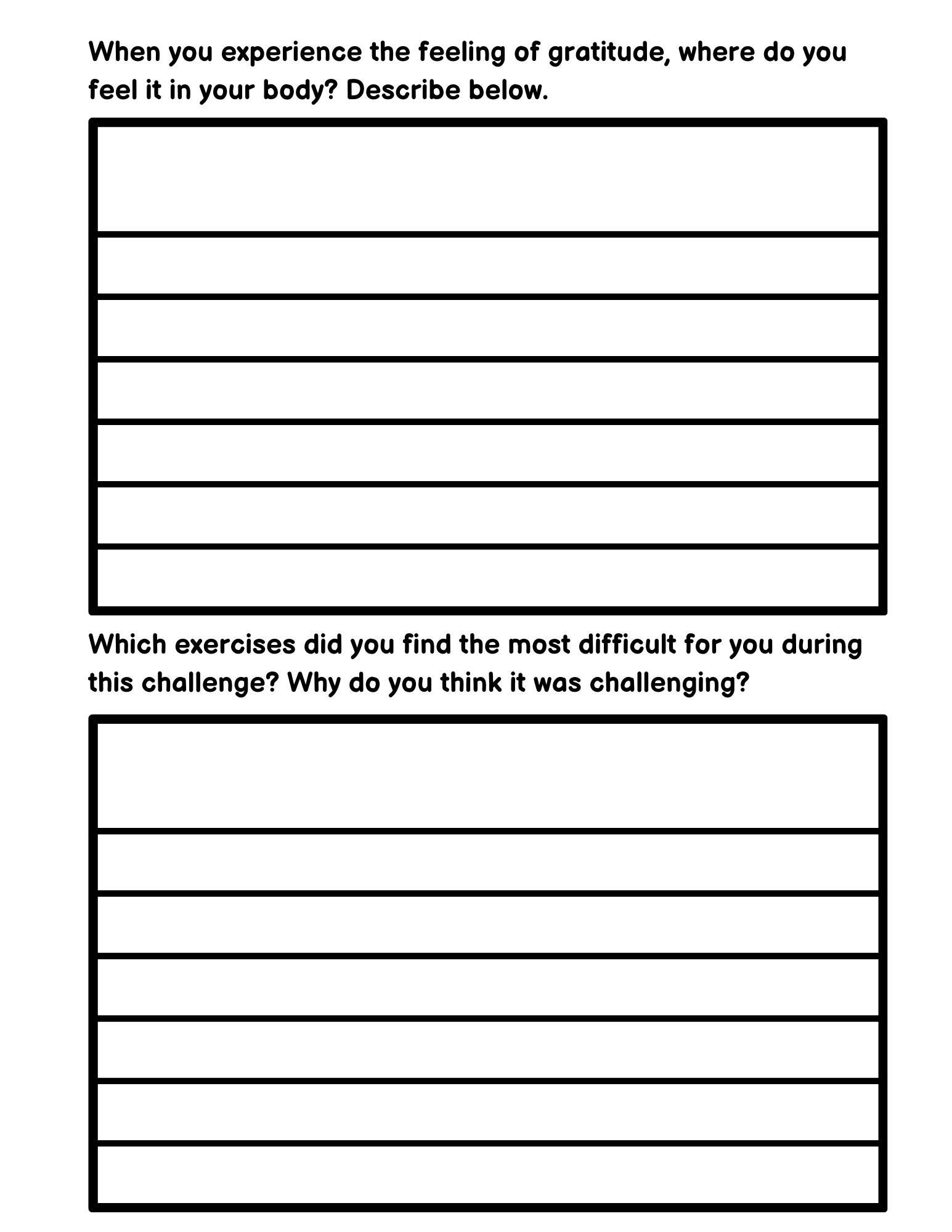 31 Day Gratitude Challenge - Etsy