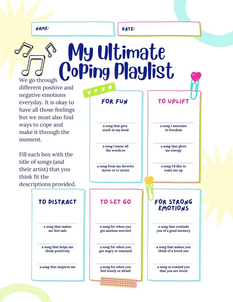 Ultimate Coping Playlist - Etsy