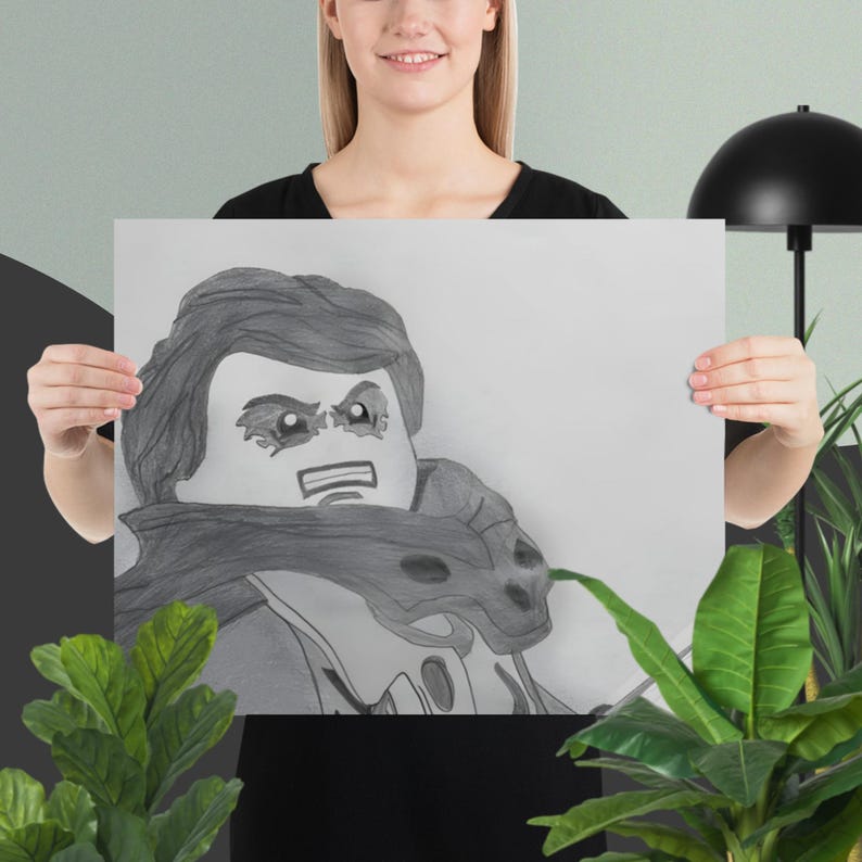 NINJAGO Morro, Master of Wind Pencil Drawing - Etsy