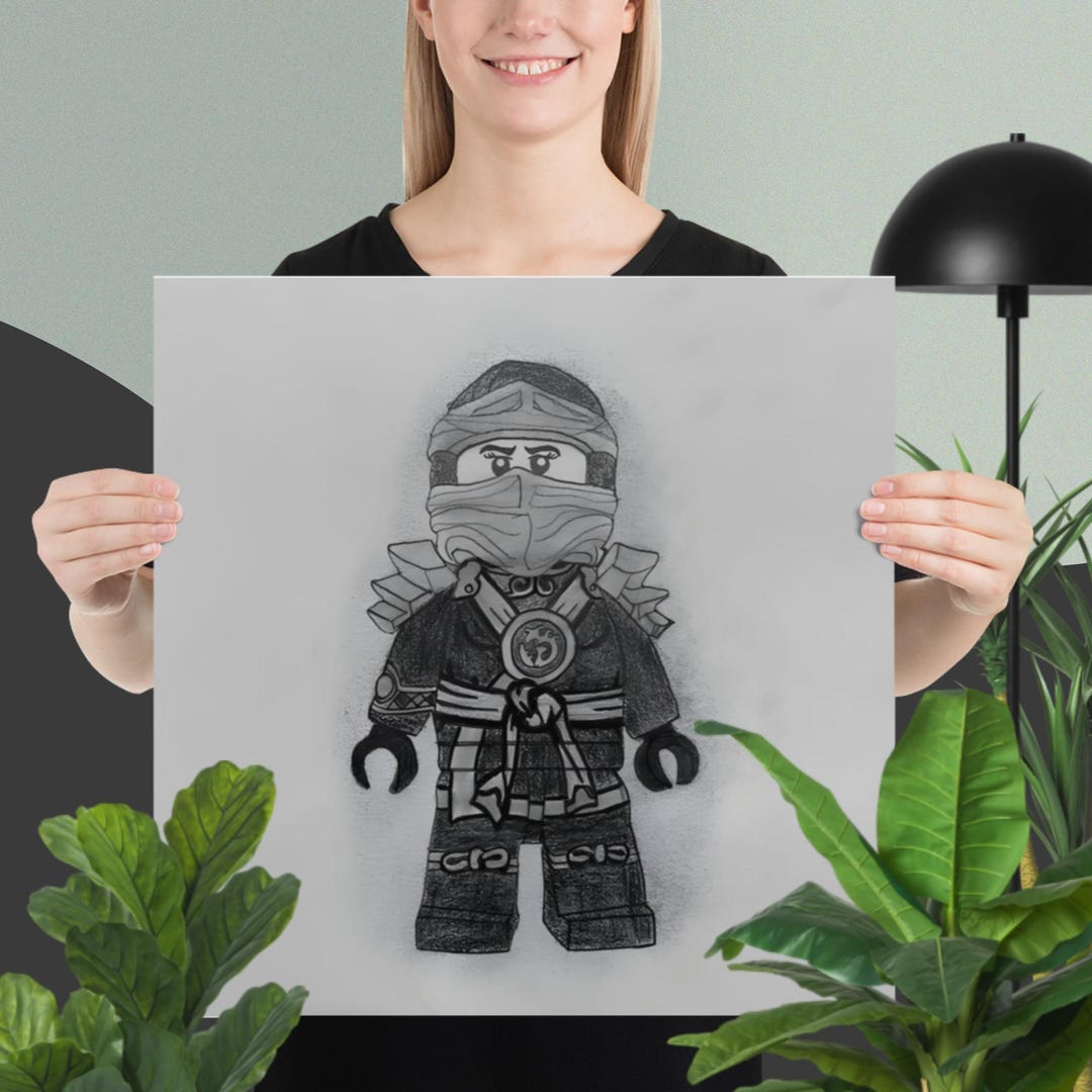 NINJAGO Nya's True Potential Pencil Drawing - Etsy