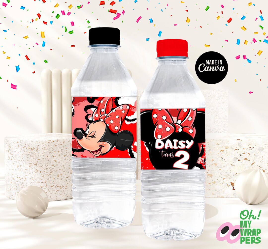 Kids Water Bottle Label Kids Water Label Kids Water Bottle Label ...