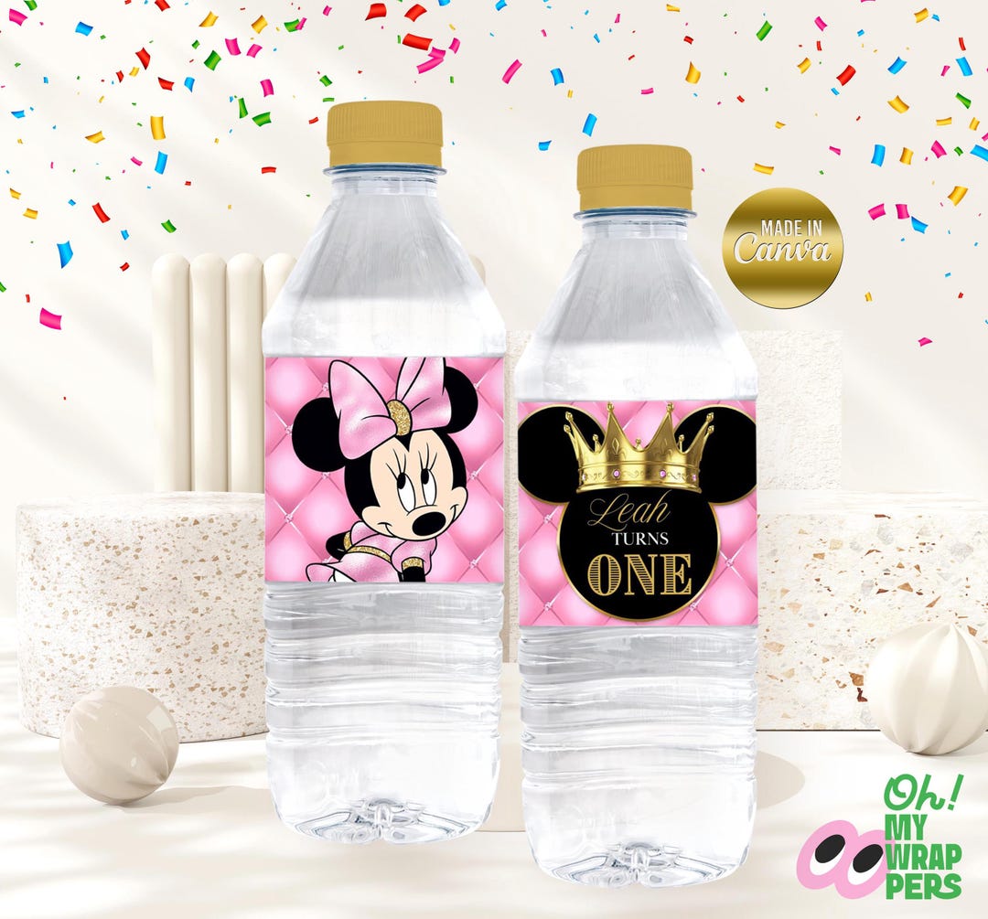 Kids Water Bottle Label Kids Water Label Kids Water Bottle Label ...