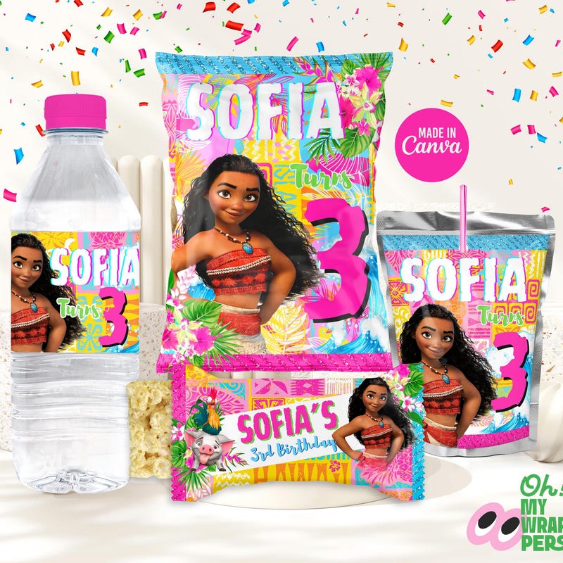 Moana Party Favors - Etsy