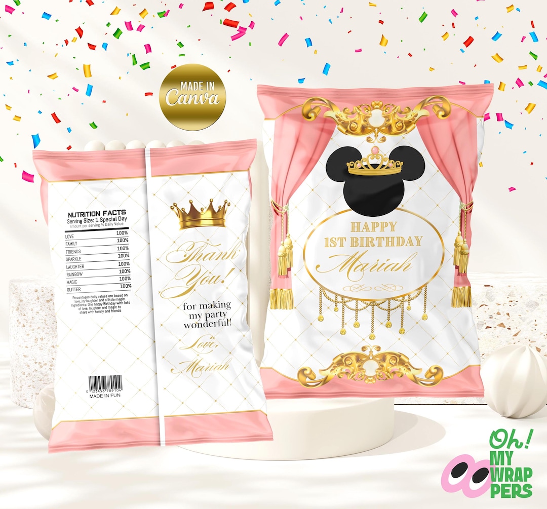 Kids Chip Bag Label Kids Chip Bag Kids Chip Template Kids Chip Bag ...