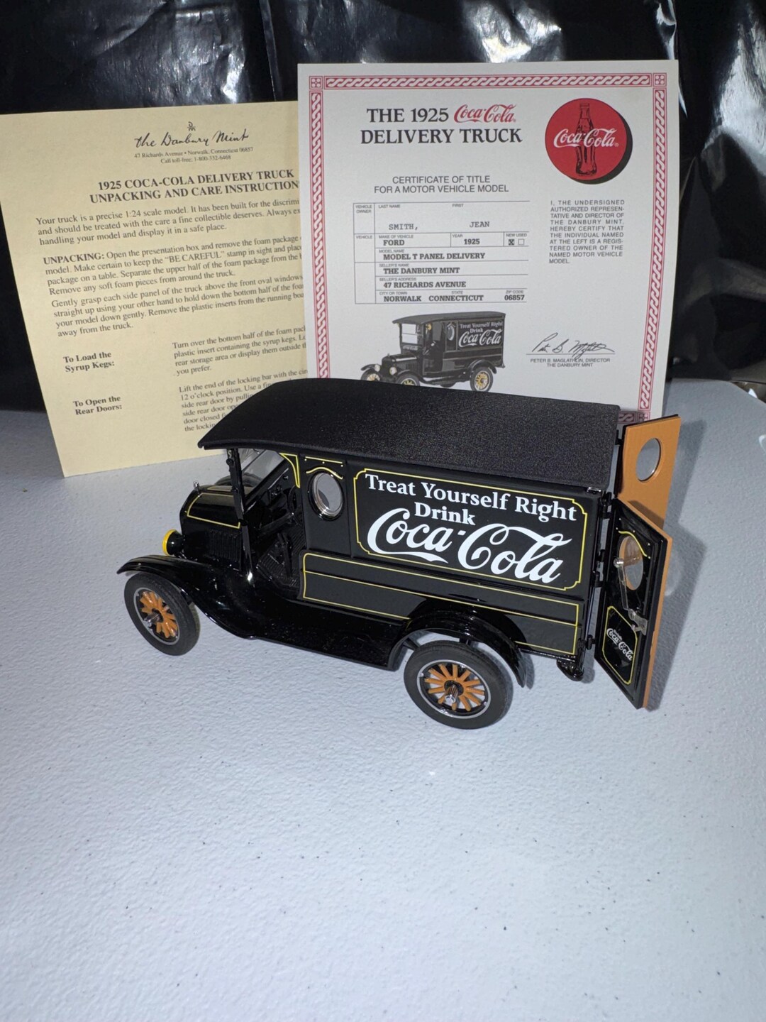 Coca Cola Vintage 1917 Ford Model T Delivery \coca Cola\ Truck 1/24 ...