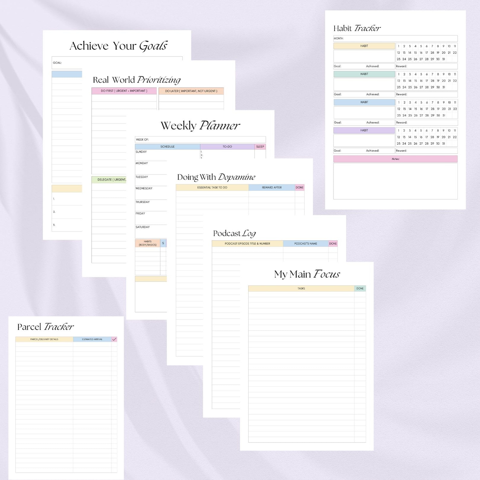 Printable Self-care Planner Template Editable Customizable Self Love ...