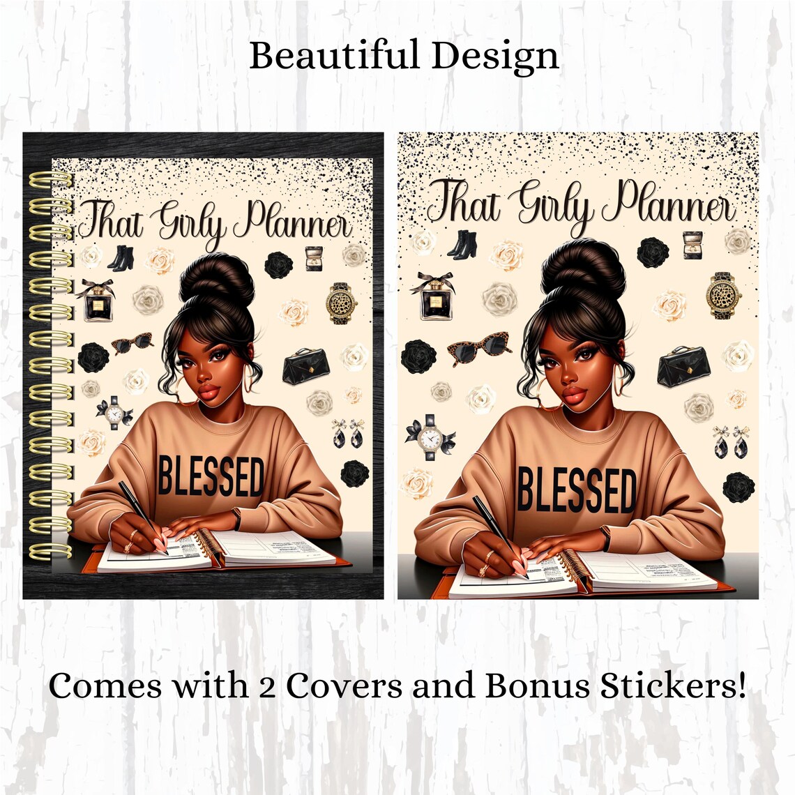 That Girly Planner 2024 Planner Habit Tracker Reading Journal Self ...