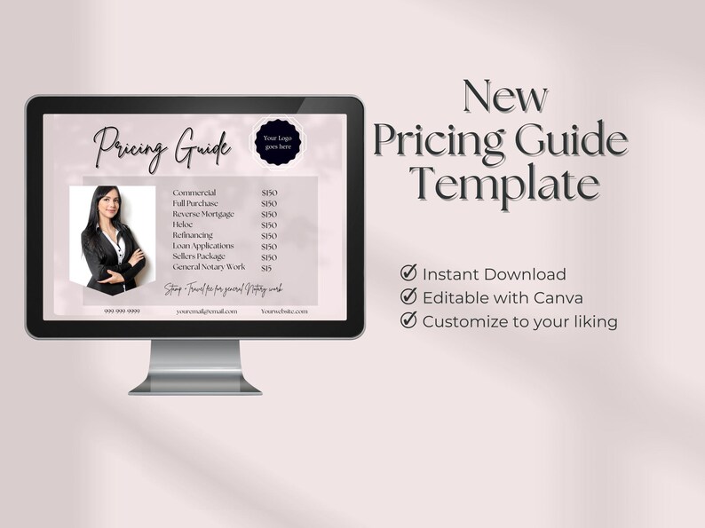 Notary Public Pricing Guide Template for Mobile Notary Business ...