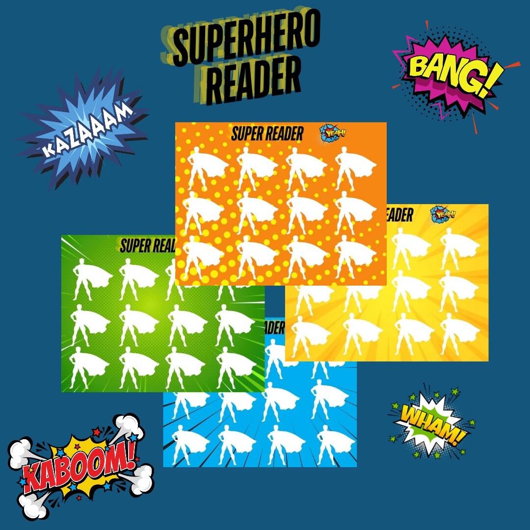 Super Reader Reading Tracker for Kids - Etsy