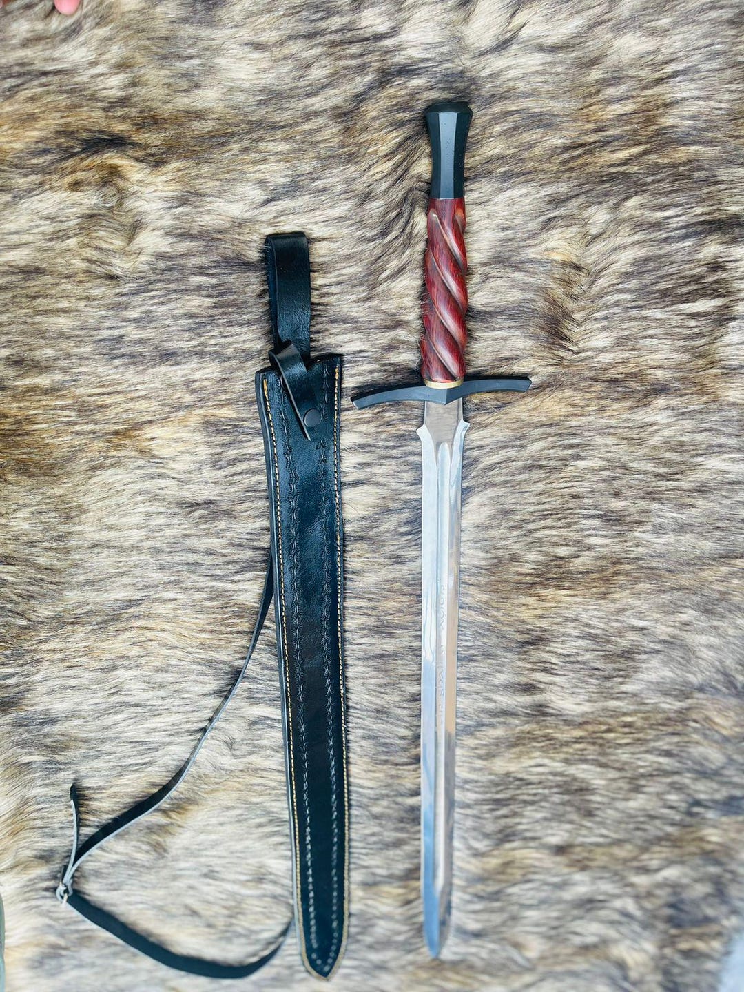 Functional Sword, Hand Forged Sword, Handmade Sword, Birthday Gift ...