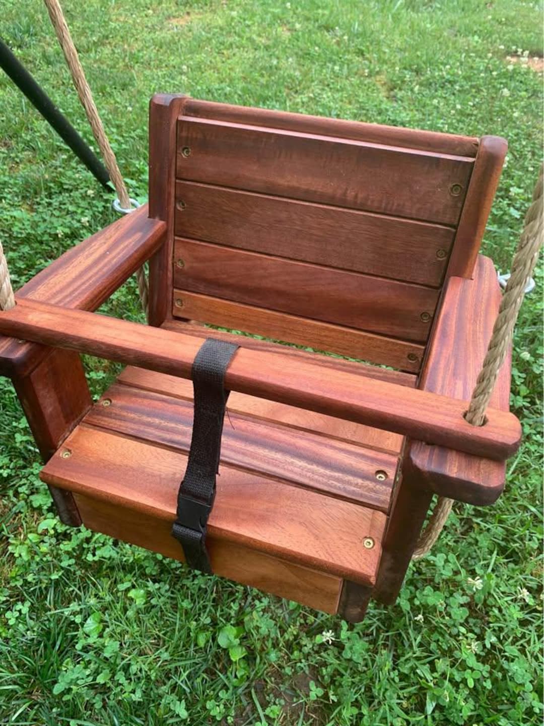 Baby Toddler Tree Swing - 10 Feet of Rope Each Side-toddler Wood Swing ...