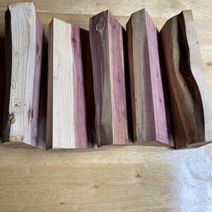 Red Cedar Wood Block, Planks, Planed Edges, Natural Wood Look on One ...