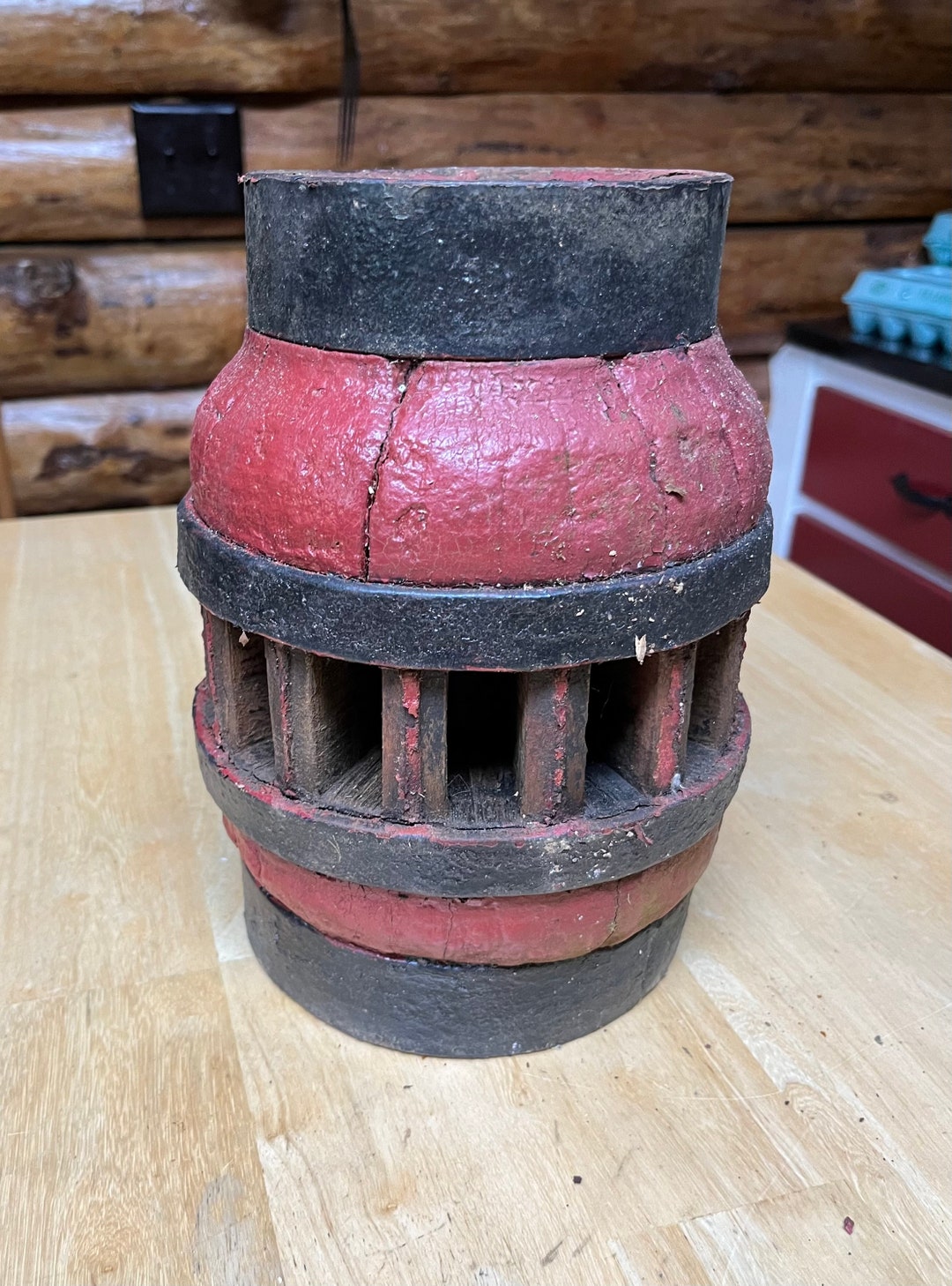 Antique Wagon Hub-antique Lamp Base Home Decor-vintage Wagon Wheel Hub ...