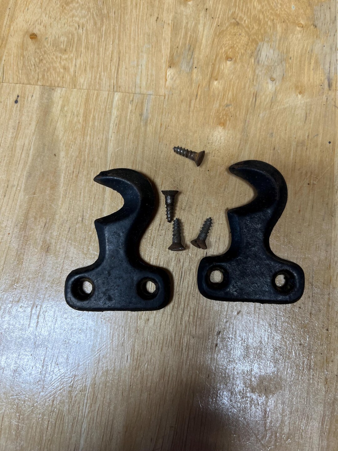 Singer Treadle Sewing Machine Cast Iron Hooks for Drawer Frame Bracket ...