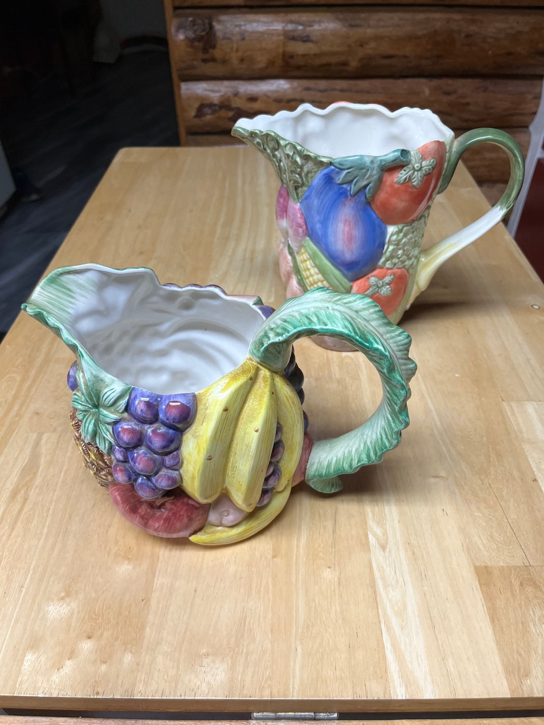 Vegetable Garden Pitcher-serving Water Pitcher-vintage Collector Fruit ...