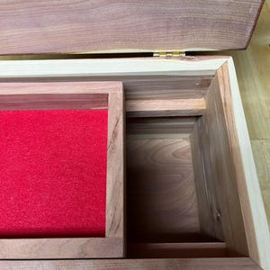 Handcrafted Red Cedar Box for Jewelry Storage-12'' Long X 6 1/2'' Wide ...