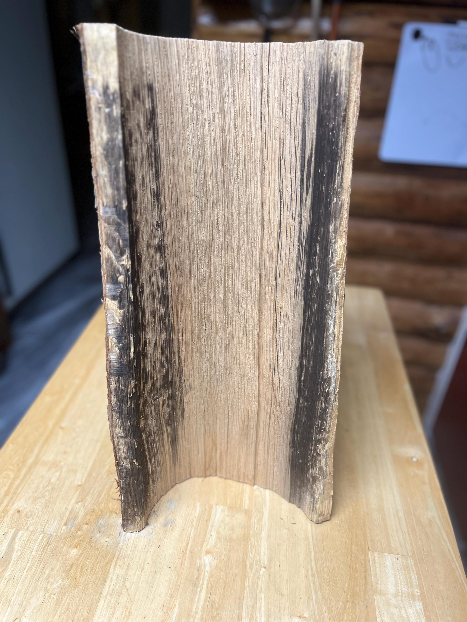 Red Oak Wood Slab: Unique Craft Project Piece (24x10x1.5 In - Etsy