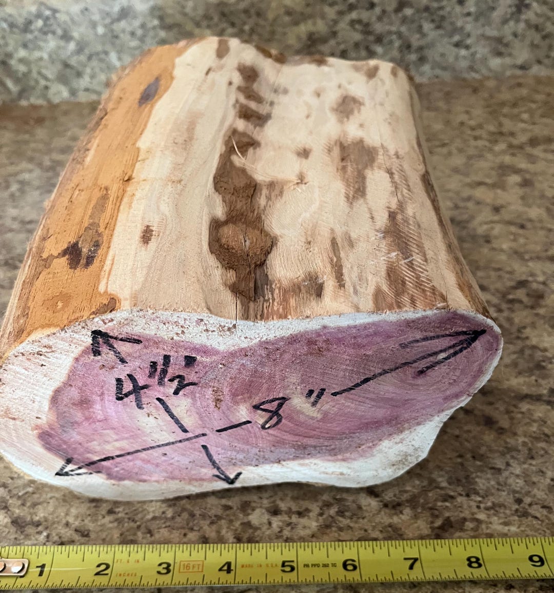Eastern Red Cedar Wood-bowl Turning Blank-cedar Wood Craft Supply-lathe ...