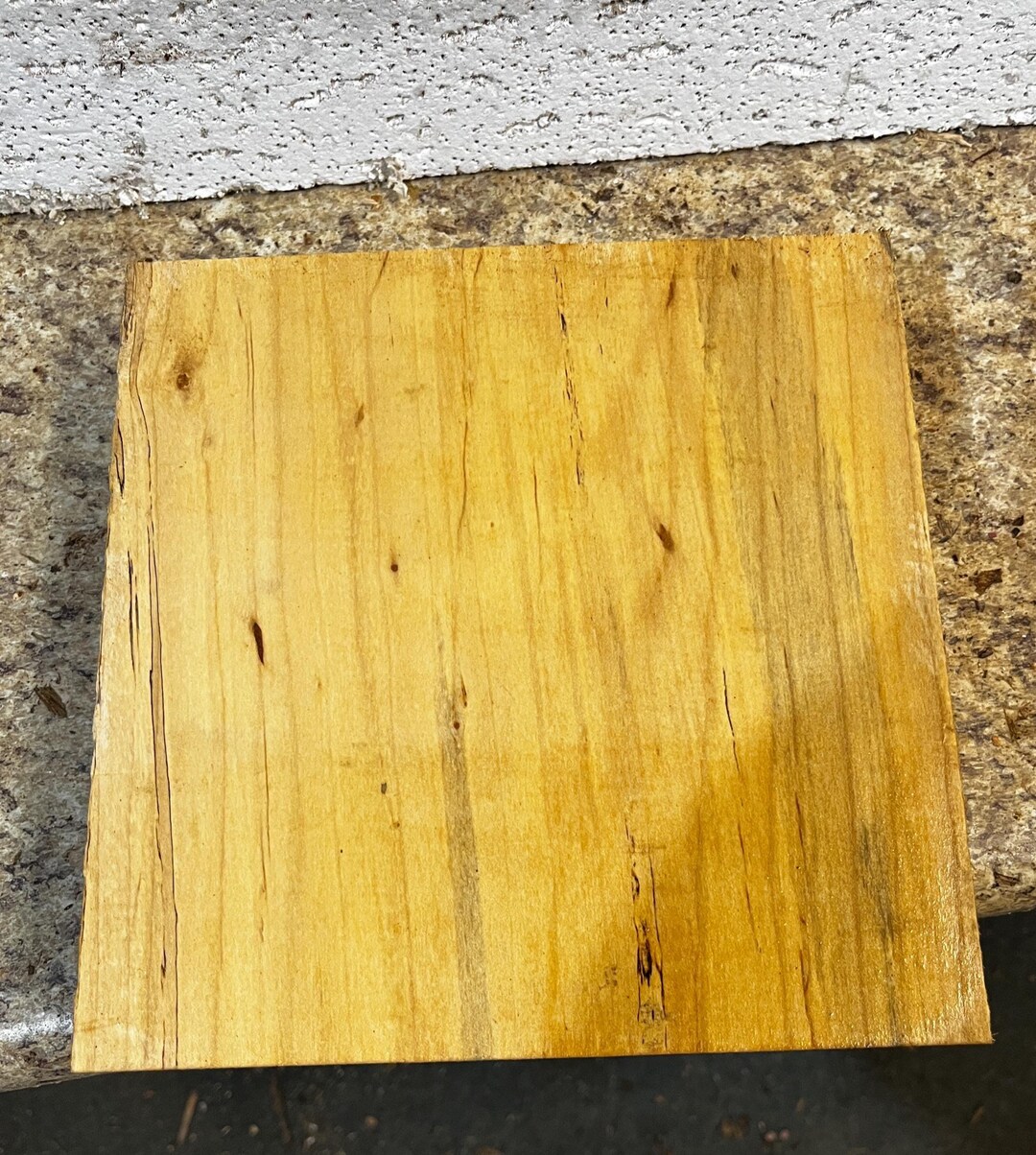 Ambrosia Maple Wood Bowl Turning Blank - Kiln Dried (8.5" X 8.5" X 2. ...