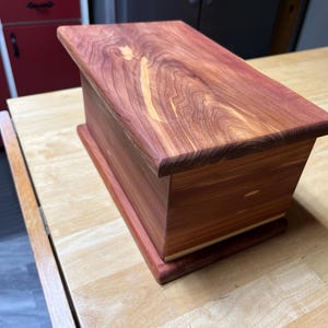 Handcrafted Red Cedar Box for Jewelry Storage-12'' Long X 6 1/2'' Wide ...