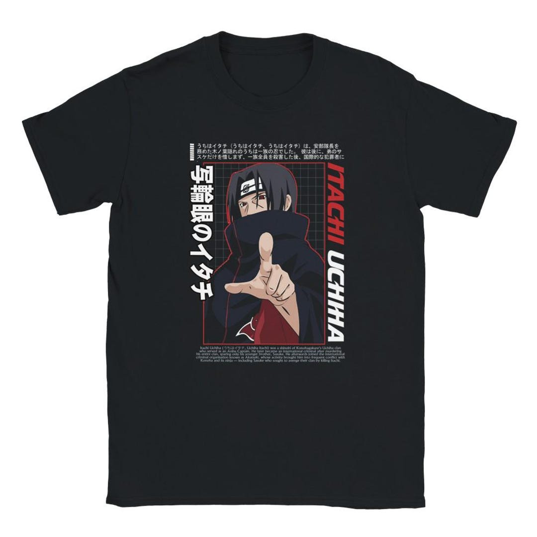Itachi Uchiha Naruto Anime Merch Streetweaclothing UNISEX Fan Made ...